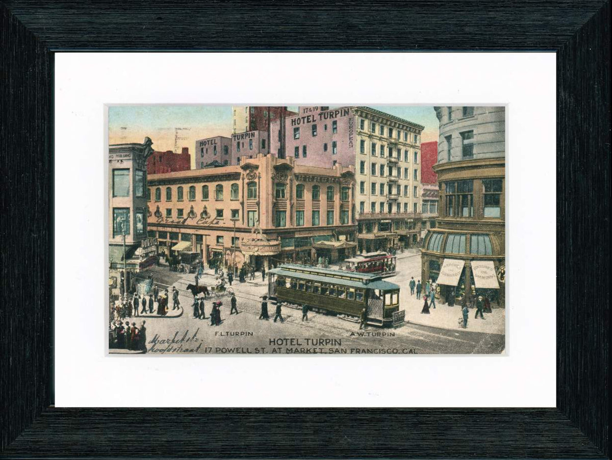 San Francisco Hotel Turpin - November 13, 1916 - Vintage Postcard ...